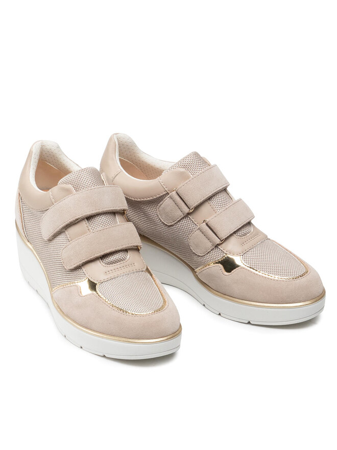Sneakers Geox D Ilde B D25RAB 01422 C6738 Beige | eschuhe.de