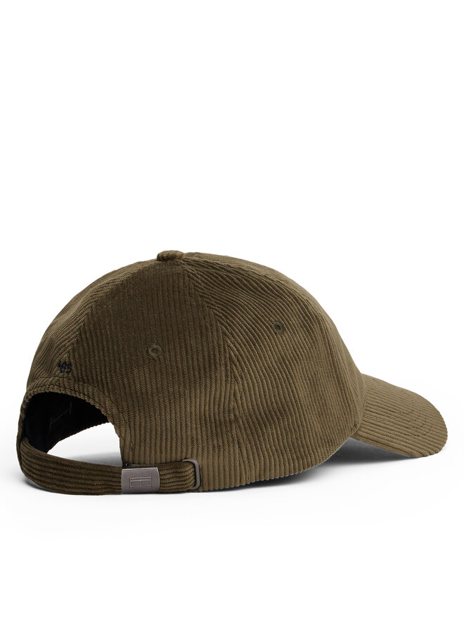Șapcă Tommy Hilfiger Th Flag 6 Panel Cord Cap AM0AM13583 Verde ...