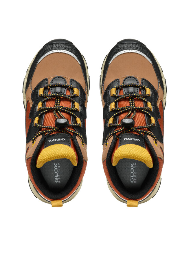 Kotníková obuv Geox J Magnetar Boy B Abx J463ZC 050FU C0275 S Hnědá | eobuv.cz