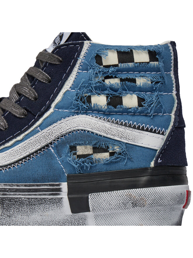 Sneakers Vans Sk8-Hi Reconstruct VN0005UKNGJ1 Blu scuro | escarpe.it