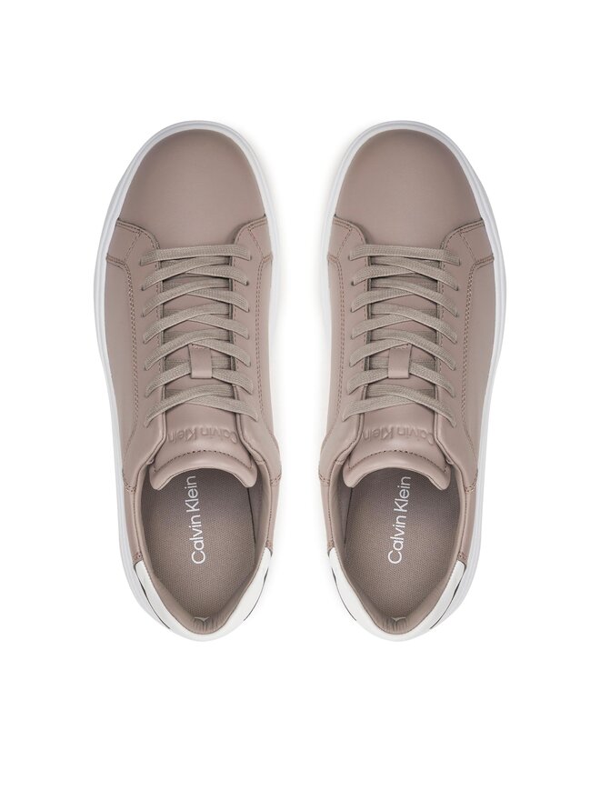 Sneakers Calvin Klein Low Top Lace Up Lth HM0HM01016 Grau | eschuhe.de