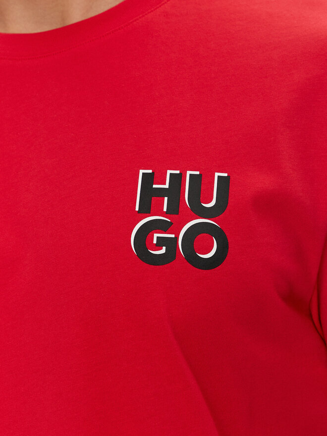 Hugo T-Shirt Dimoniti 50522434 Rot Regular Fit | eschuhe.de