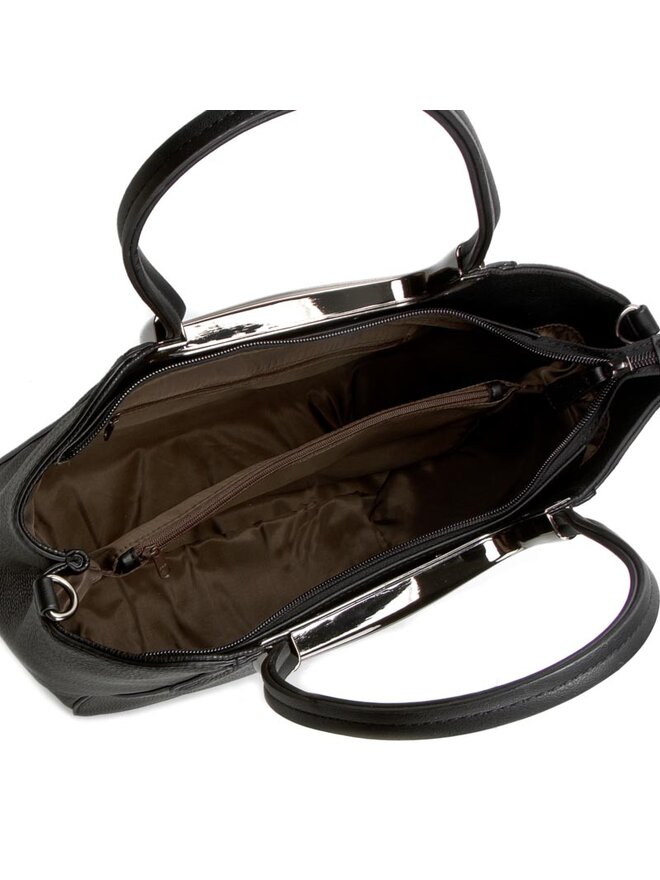 Handtasche Valentini 001-0FW16-2603-01 Schwarz | eschuhe.de