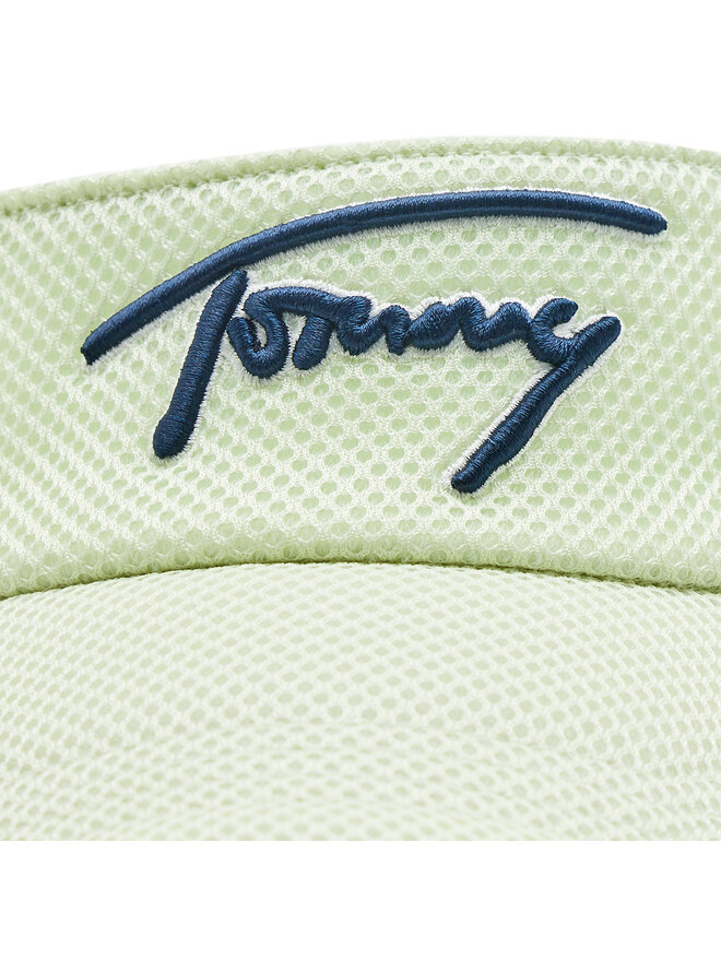 Daszek Tommy Jeans Spring Break Visor AW0AW14600 Zielony | eobuwie.com.pl