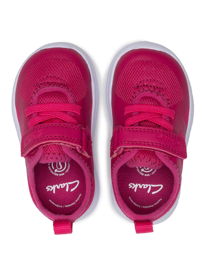 Sneakers Clarks Arth Flux T 261515586 Rosa | eschuhe.de