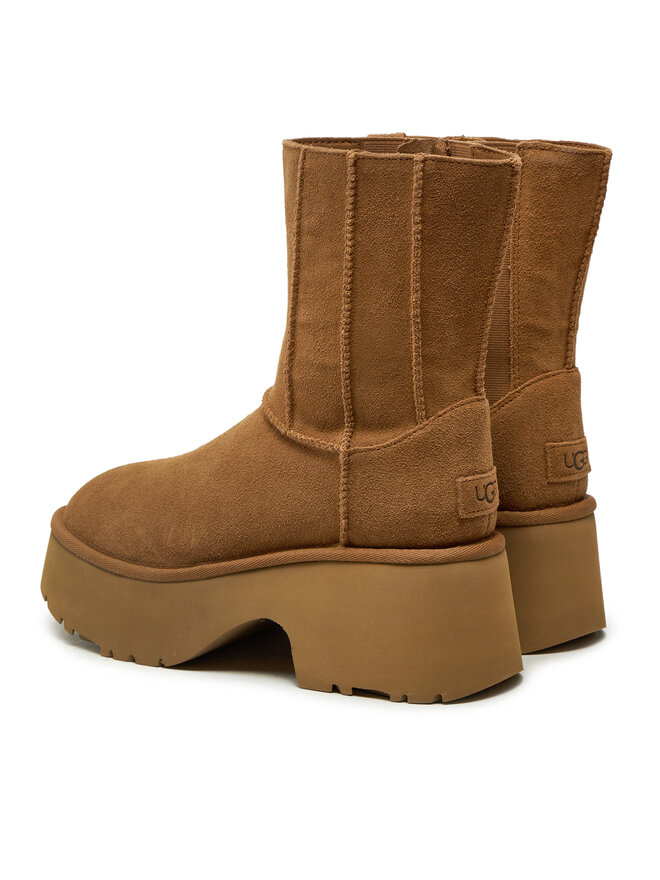 Botine Ugg W Classic Twin Seam New Heights 1158313 Maro | epantofi.ro