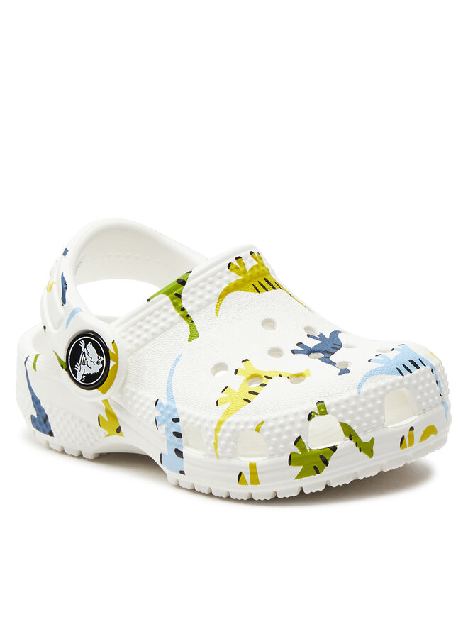 Şlapi Crocs Classic Character Print Clog T 209697 Verde | epantofi.ro
