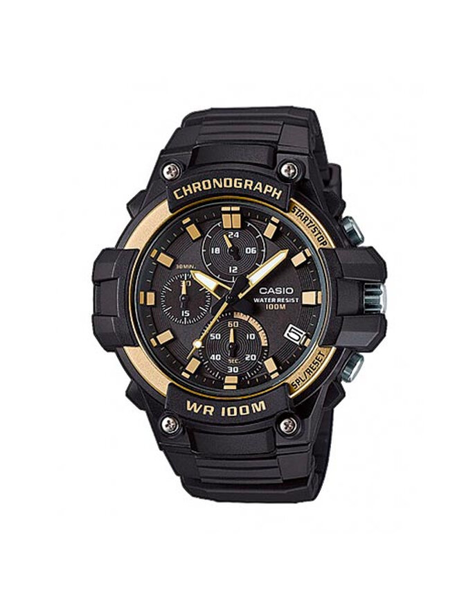 Orologio Casio Basic Chrono MCW-110H-9AVEF Nero | escarpe.it