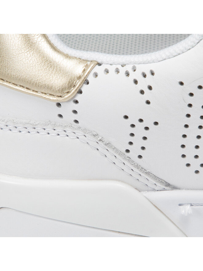 Sneakersy Guess Roria FL7RRI ELE12 Biały | eobuwie.com.pl