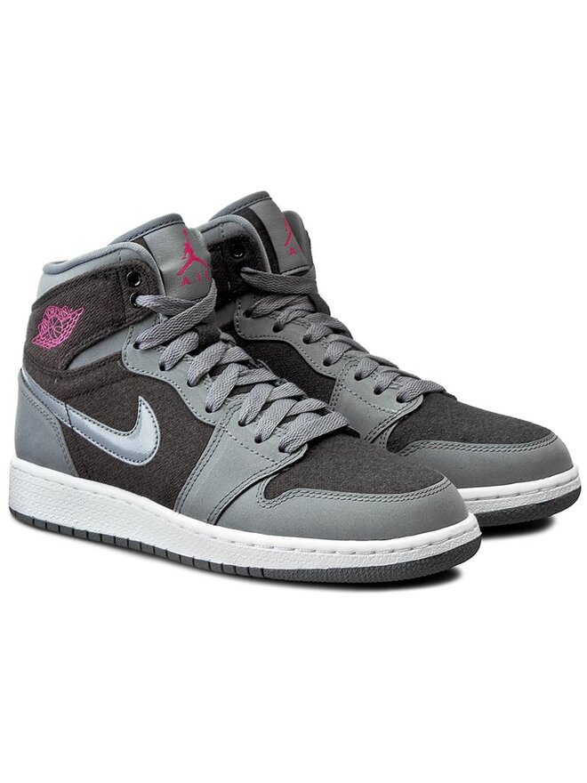 Sneakersy Nike Air Jordan 1 Retro High Gg 332148 002 Šedá | eobuv.cz