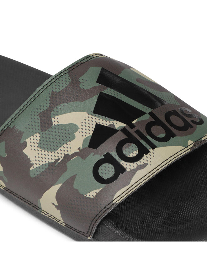 Pantoletten adidas adilette Comfort GW1053 Grün | eschuhe.de