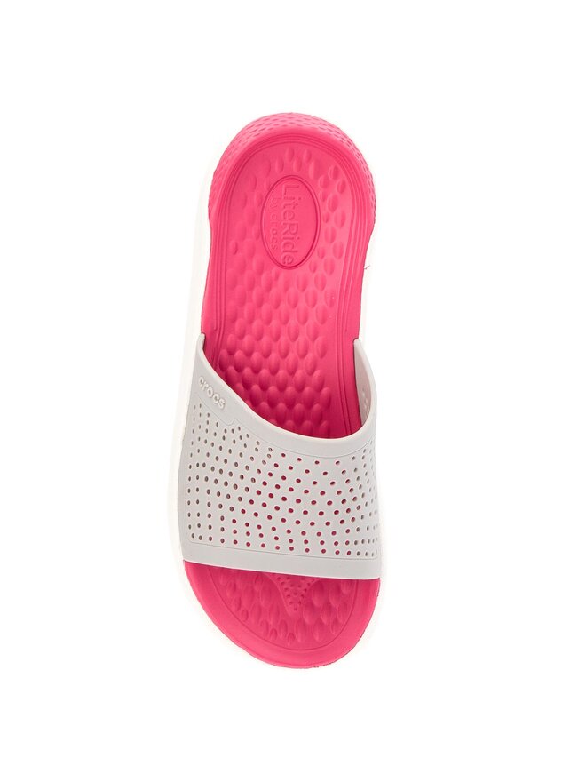 Pantoletten Crocs Literide Slide 205183 Grau | eschuhe.de