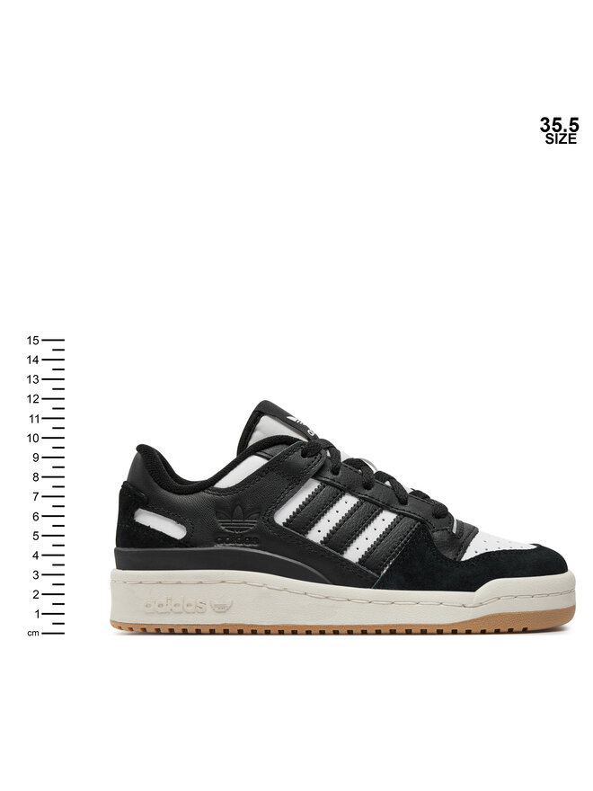 Sneakersy adidas Forum Low Cl J ID6862 Czarny | eobuwie.com.pl