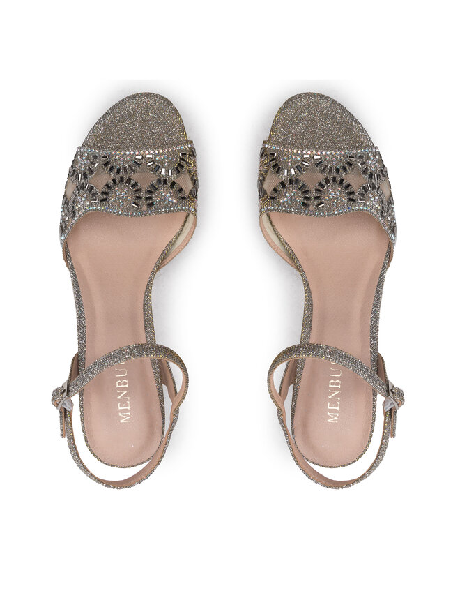 Sandalen Menbur 23395 Goldfarben | eschuhe.de