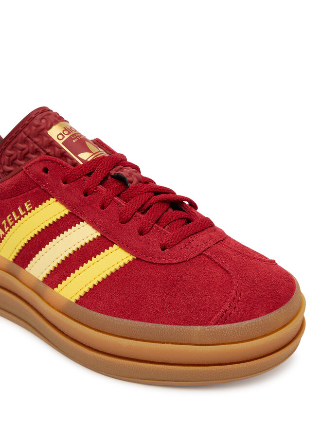 Sneakers adidas Gazelle Bold JR5953 Dunkelrot | eschuhe.de
