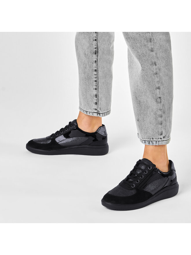 Sneakers Geox D Tahina A D04BDA 0PV22 C9999 Schwarz | eschuhe.de