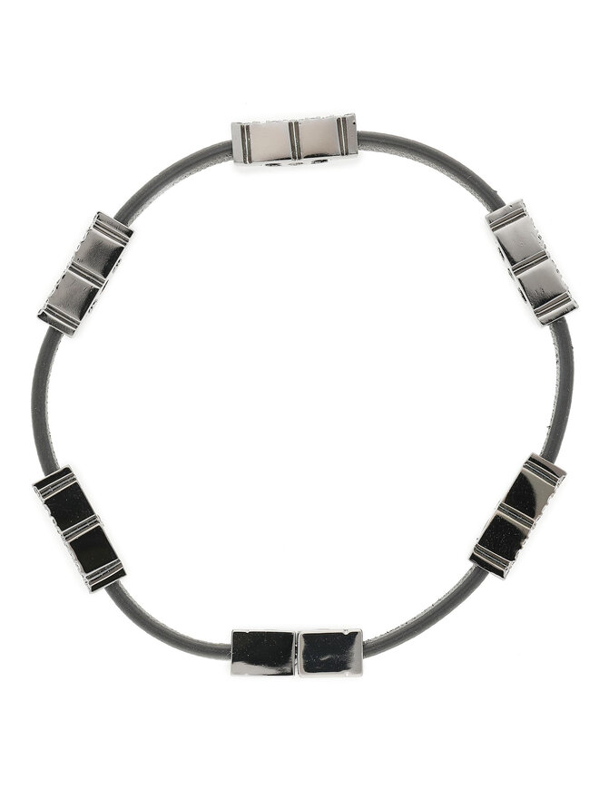 Bracciale Tory Burch Serif T Stackable Bracelet 80702 Nero escarpe