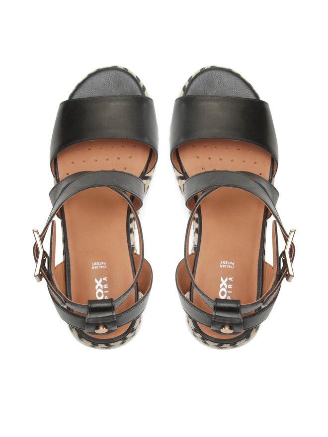 Sandalen Geox D Eolie D35SRB00043C9999 Schwarz | eschuhe.de