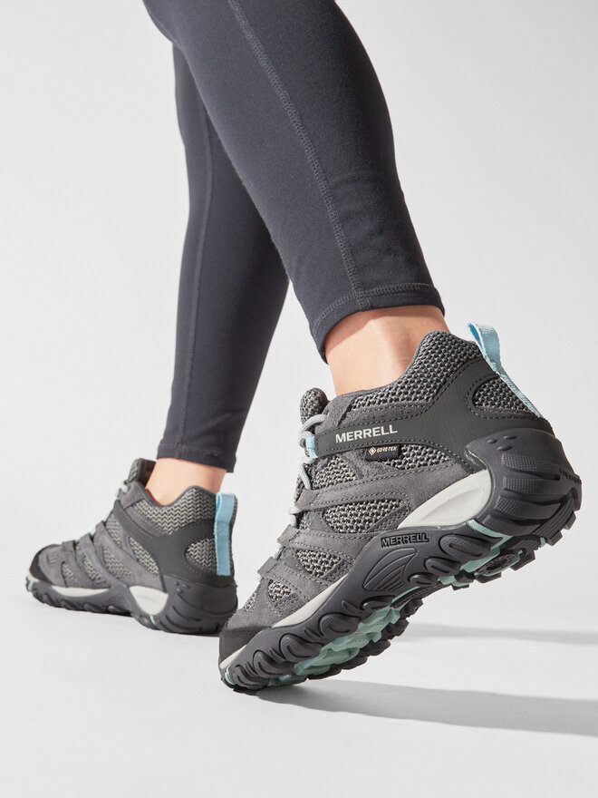 Trekkingschuhe Merrell Alverstone Mid Gtx GORE-TEX J034596 Grau ...