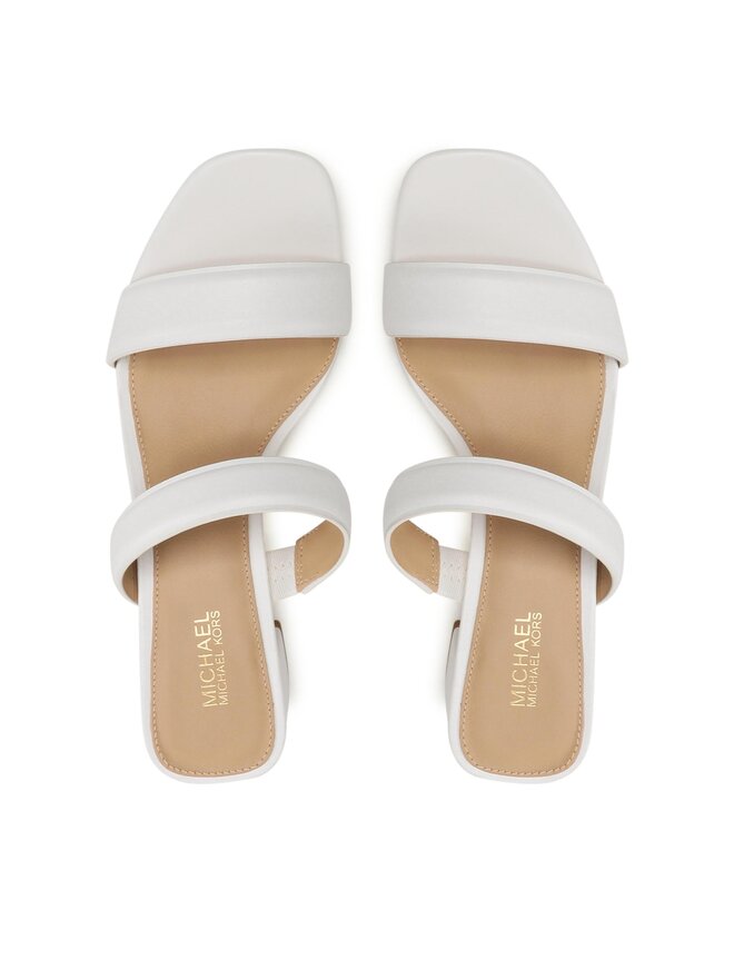 Nazouváky MICHAEL Michael Kors Jules Mid Sandal 40S3JLMS1L Bílá | eobuv.cz