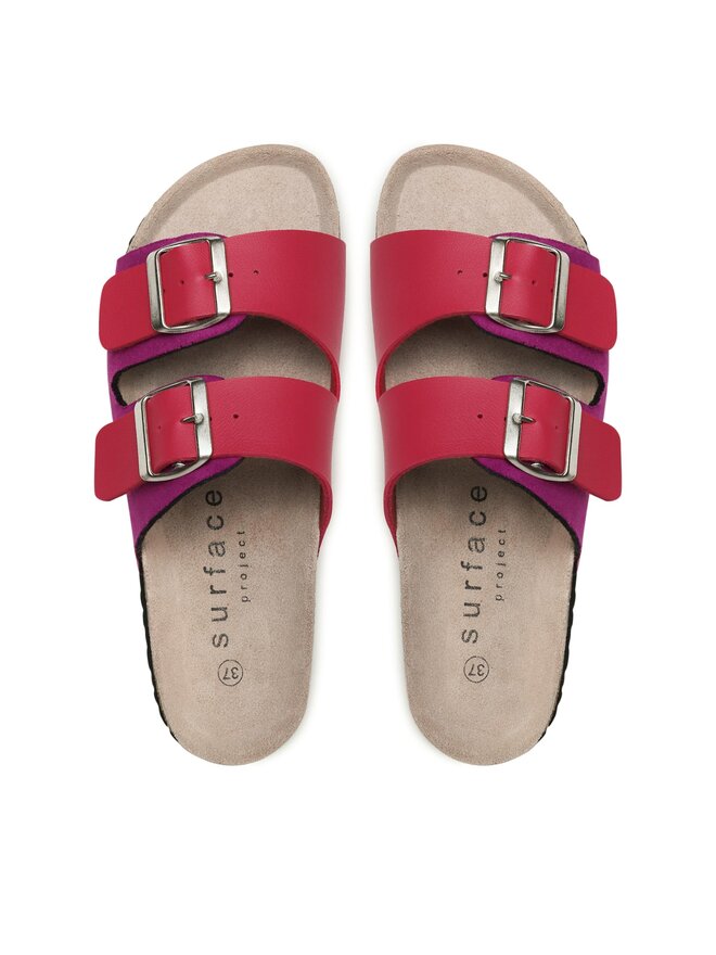Pantoletten Surface Project Two Buckle Violett | eschuhe.de