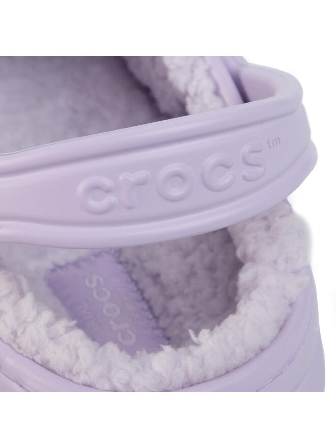 Παντόφλες Crocs Classic Lined Clog 203591 Μωβ | epapoutsia.gr