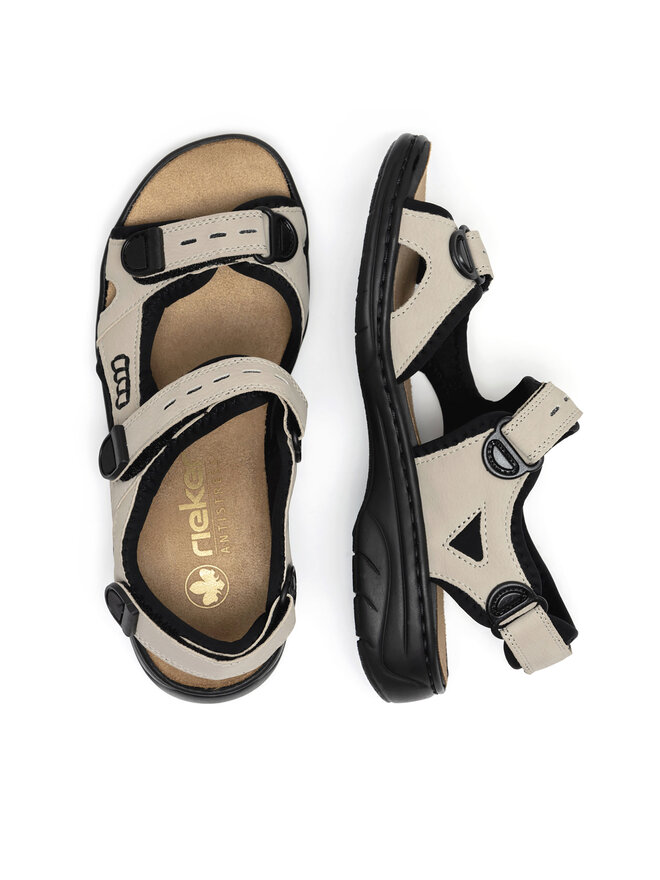 Sandalen Rieker 64582-60 Beige | eschuhe.de