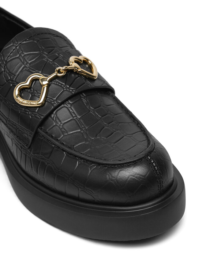 Chunky loafers LOVE MOSCHINO JA10394G1MIB0000 Nero | escarpe.it
