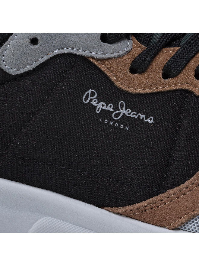 Sneakers Pepe Jeans Park Air Sport PMS30649 Schwarz | eschuhe.de