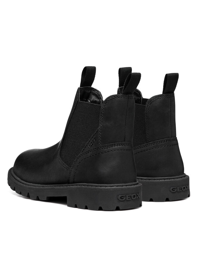 Ghete Geox J Shaylax Boy J16FAA 00045 C9999 S Negru | epantofi.ro