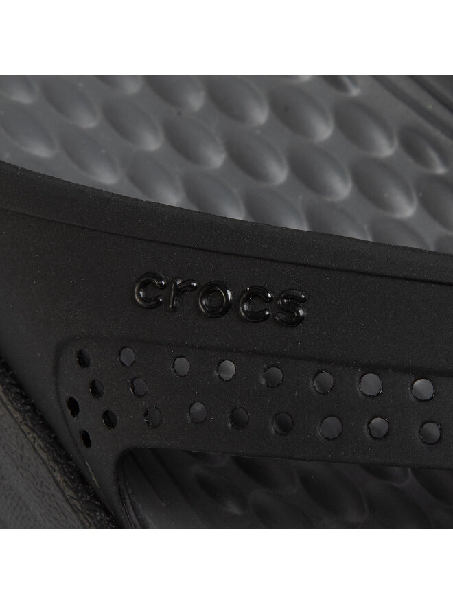 Chancletas Crocs Literide Flip 205182 Negro | zapatos.es
