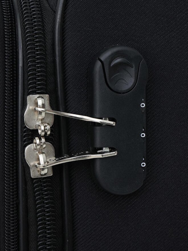 Valiză mare Semi Line T5771-3 Negru | epantofi.ro