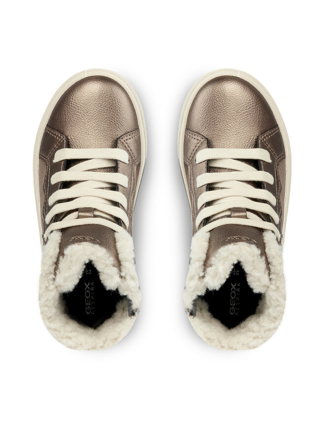 Sneakers Geox J Theleven Girl B Ab J36HTB 077BC C9006 S Grau | eschuhe.de