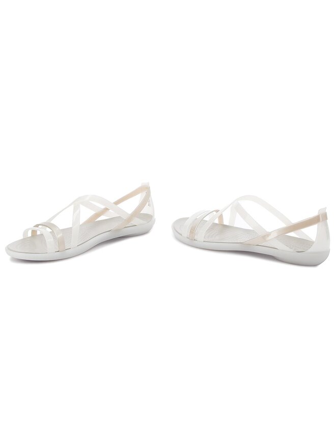 Sandály Crocs Isabella Strappy Sandal W 204915 Bílá | eobuv.cz