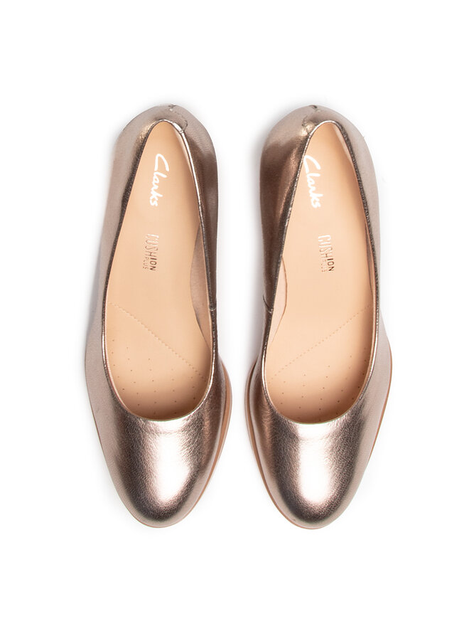 Halbschuhe Clarks Kaylin Cara 261479354 Goldfarben | eschuhe.de