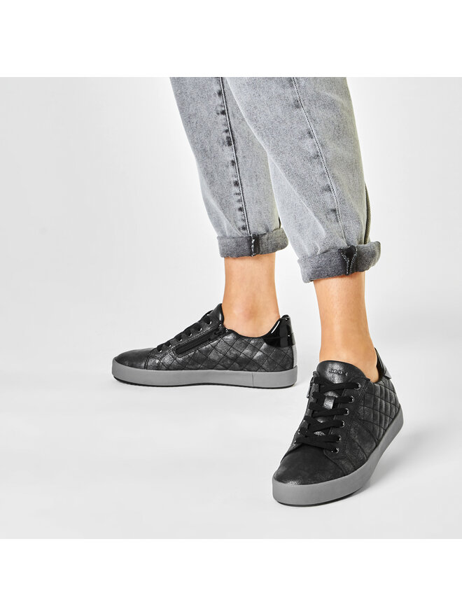 Sneakers Geox D Blommie A D046HA 000PV C9999 Schwarz | eschuhe.de