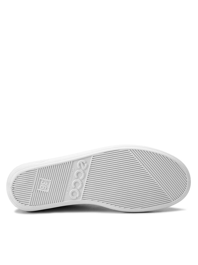 Sneakersy ECCO Soft 2.0 20650301007 Biały | eobuwie.com.pl