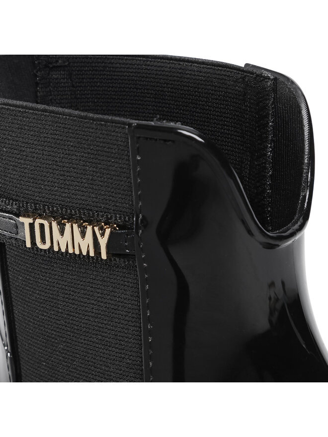 Botas de agua Tommy Hilfiger Block Branding Rainboot FW0FW05202 Negro ...