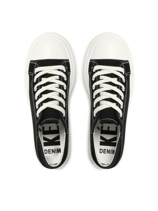 Sneakers aus Stoff Keddo 827727/01-02G Schwarz | eschuhe.de