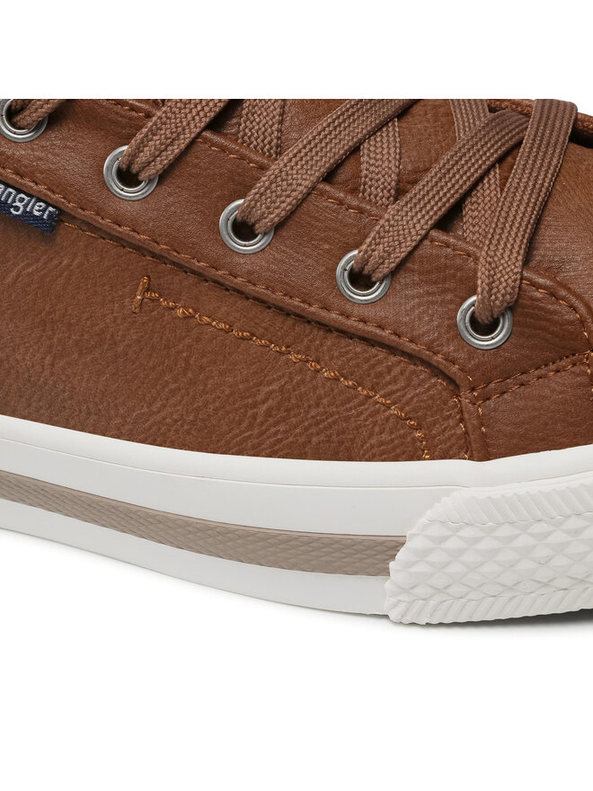 Sneakers aus Stoff Wrangler Clay Vegan WM11121A Braun | eschuhe.de