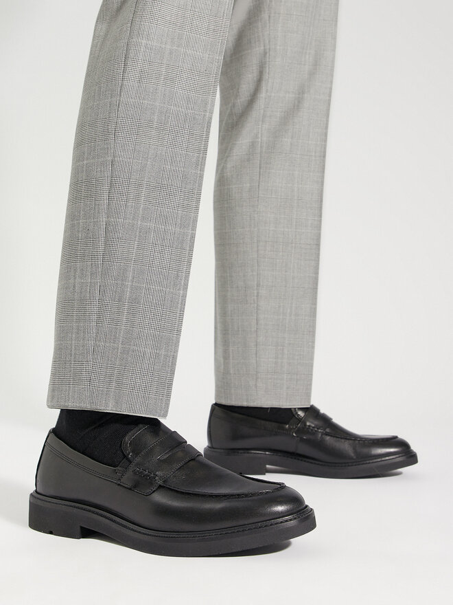 Lordsy ECCO Metropole London Penny Lo 52565401001 Czarny | eobuwie.com.pl