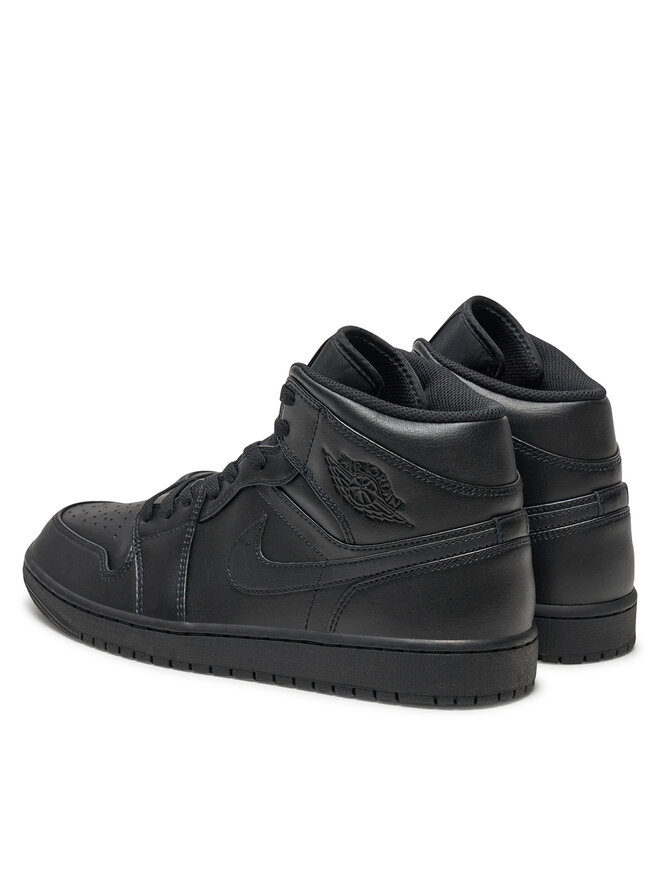 Sneakers Nike Air Jordan 1 Mid 554724 093 Negru | epantofi.ro