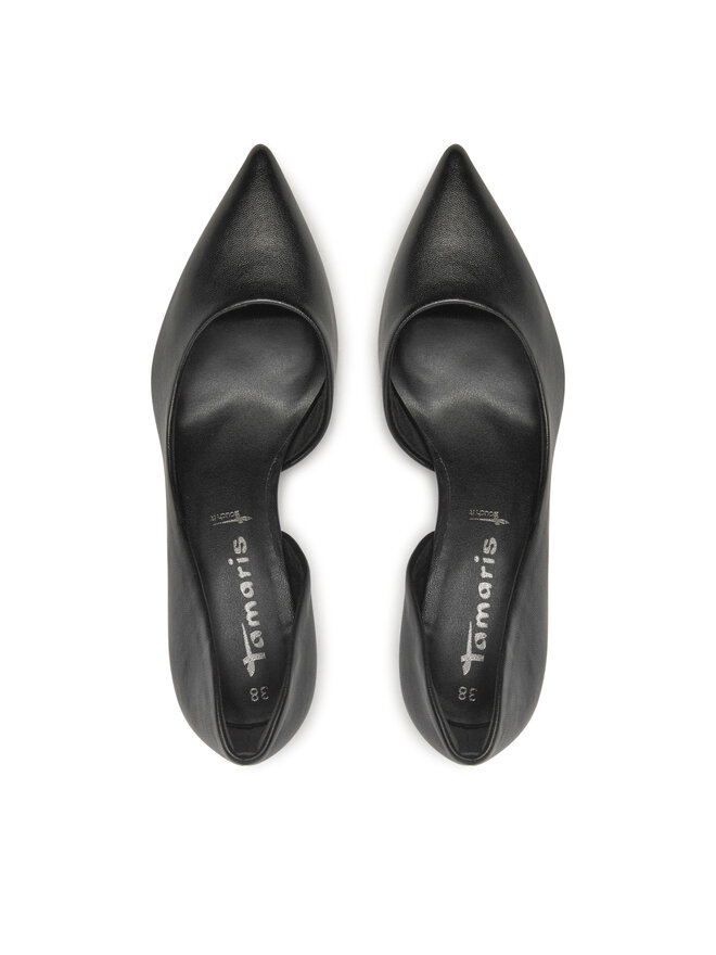 Pantofi cu toc subțire Tamaris 1-22456-44 Negru | epantofi.ro