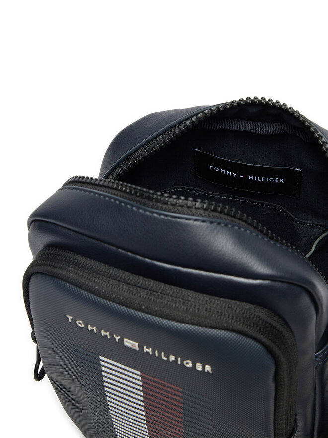 Geantă crossover Tommy Hilfiger Foundation AM0AM12977 Bleumarin ...