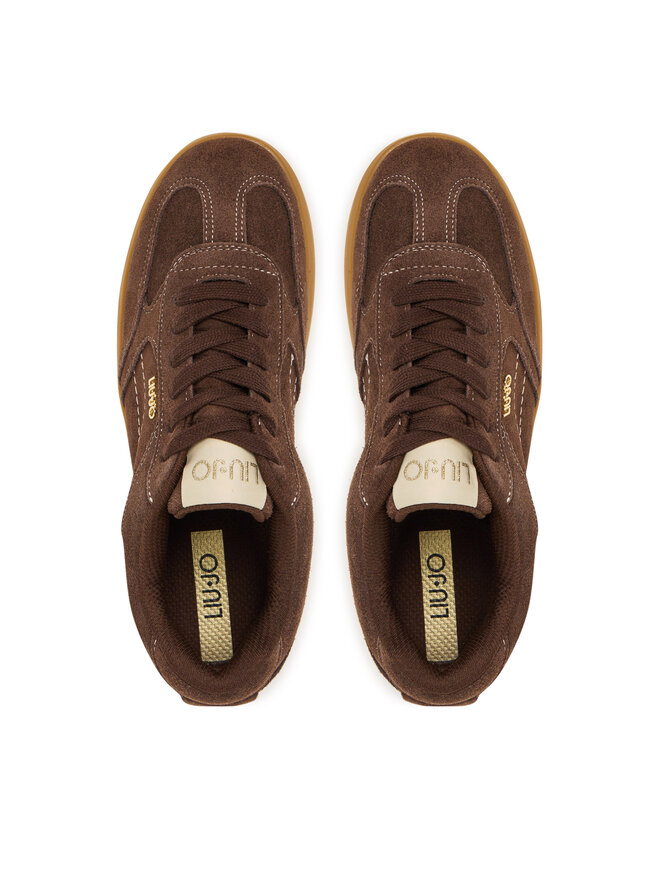 Sneakersy Liu Jo Connor 01 BF5069 PX002 Brązowy | eobuwie.com.pl
