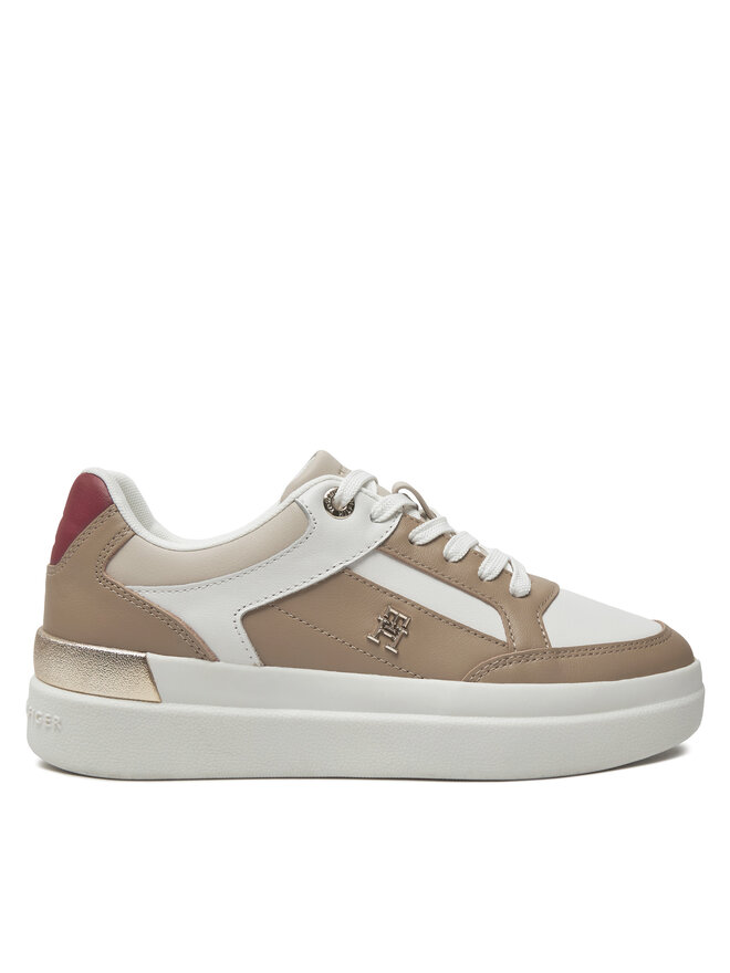 Sneakers Tommy Hilfiger Lux Hardware Court Sneaker FW0FW07997 Khakifarben eschuhe