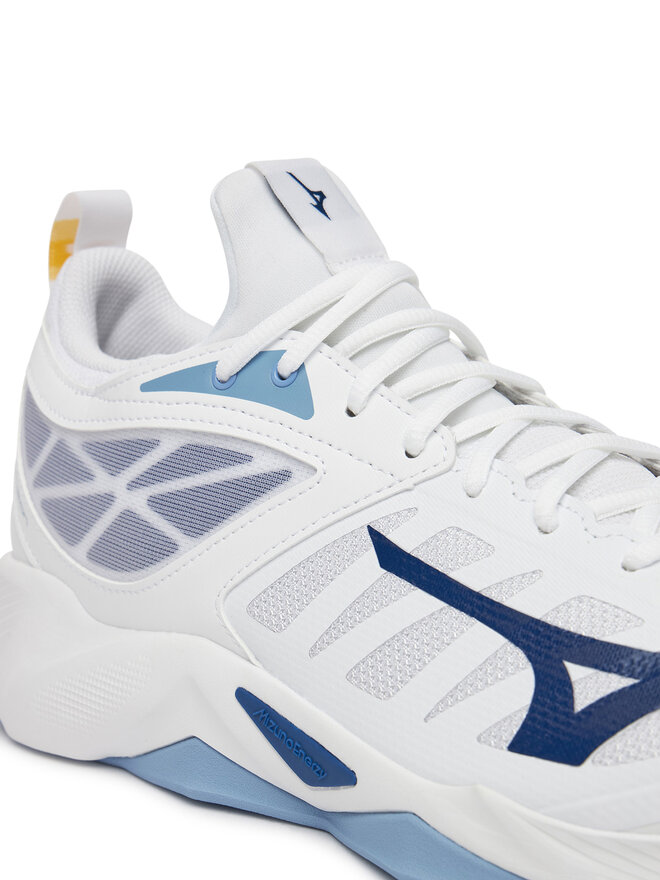 Buty halowe Mizuno Wave Dimension V1GA2240 Biały | eobuwie.com.pl