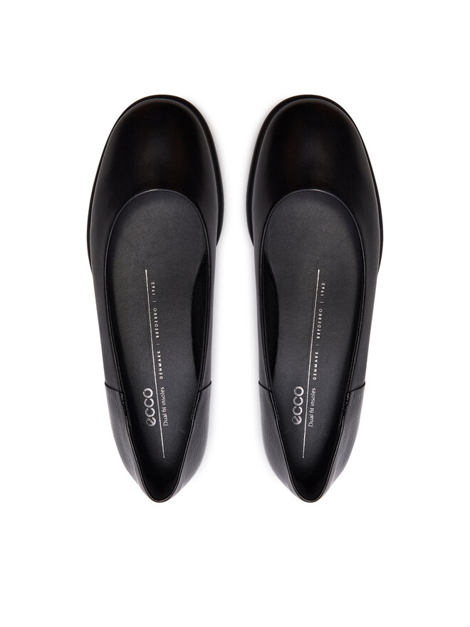 Baleriny ECCO 22230301001 Czarny | eobuwie.com.pl