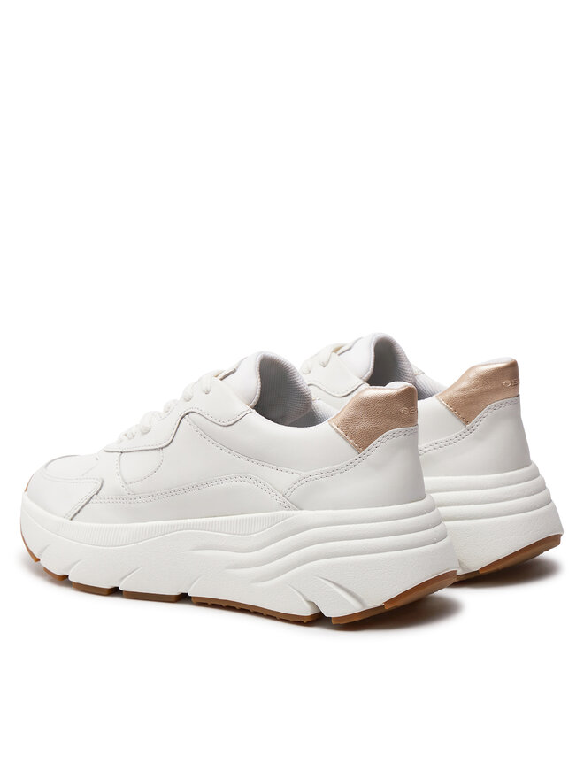 Sneakersy Geox D Diamanta D45UFB 085NF C1327 Bílá | eobuv.cz