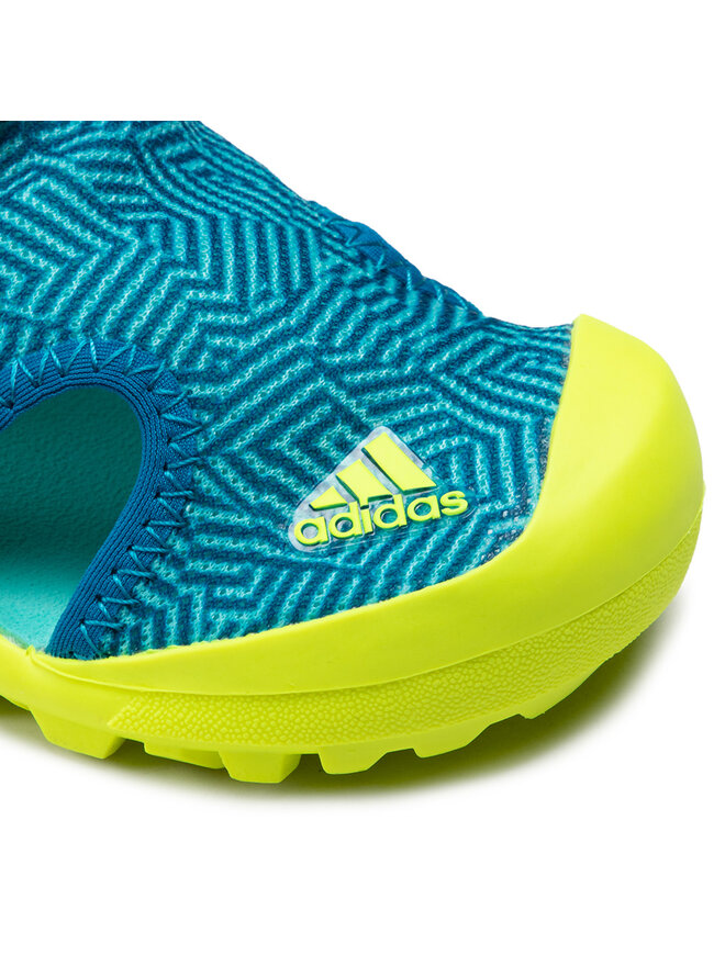 Sandały adidas Captain Toey K FY9892 Zielony | eobuwie.com.pl